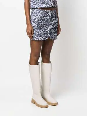 MARANT ETOILE Arona Abstract-pattern Skirt