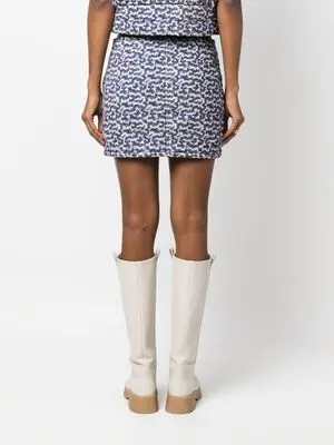 MARANT ETOILE Arona Abstract-pattern Skirt