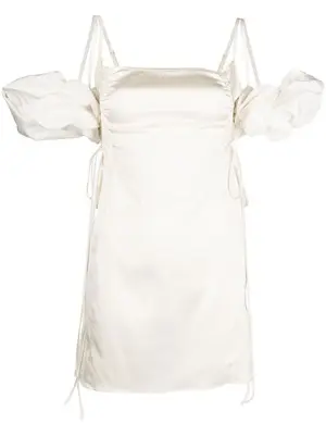 Jacquemus La Mini Robe Chouchou Minidress - White