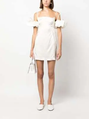 Jacquemus La Mini Robe Chouchou Minidress - White