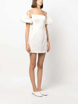 Jacquemus La Mini Robe Chouchou Minidress - White