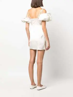 Jacquemus La Mini Robe Chouchou Minidress - White
