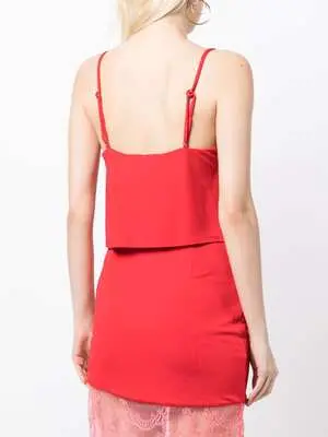 FLEUR DU MAL Floral-lace Camisole Top