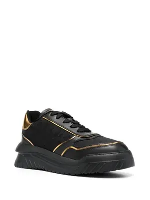 Versace Odissea Chunky Leather Sneakers
