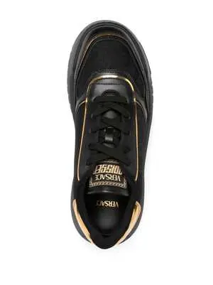 Versace Odissea Chunky Leather Sneakers