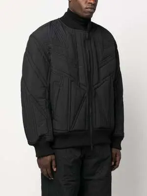 Y3 Quilted Bomber Jacket - Black