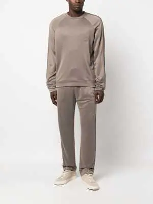 Giorgio Armani Logo-embroidered Jumper - Neutrals
