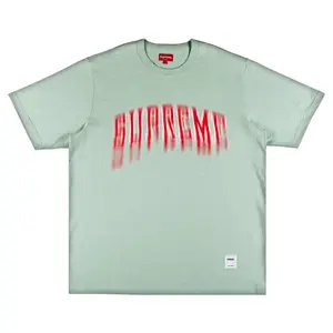 Supreme Blurred Arc Short-sleeve Top 'pale - Green