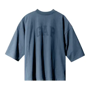 Yeezy Engineered Balenciaga Dove 3/4 Sleeve Tee 'dark - Blue
