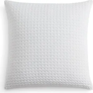 Dkny Waffle Sham - White
