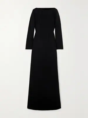 Valentino Garavani Open-back Silk-crepe Gown