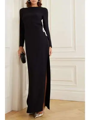 Valentino Garavani Open-back Silk-crepe Gown