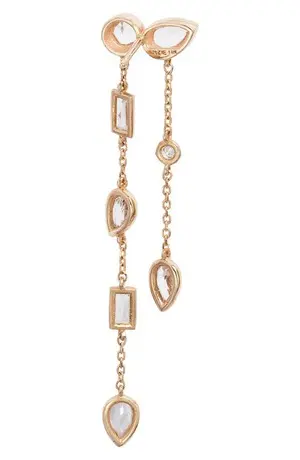 Anzie Cléo Eliana Diamond & Topaz Drop Earrings
