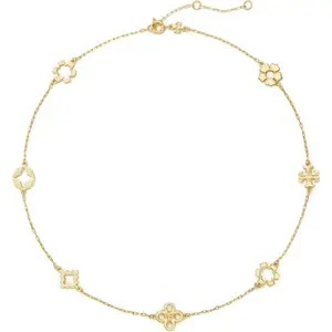 Tory Burch Forget Me Not Necklace - Tory Gold