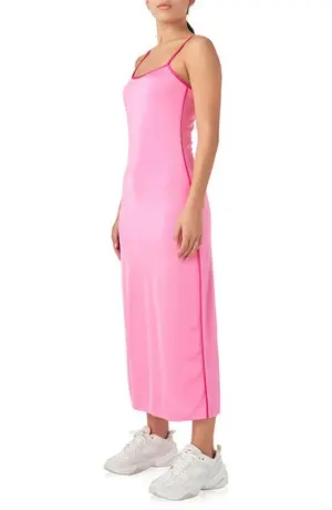Endless Rose Contrast Binding Tank Dress