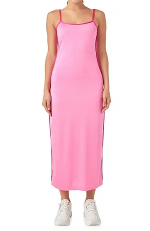 Endless Rose Contrast Binding Tank Dress