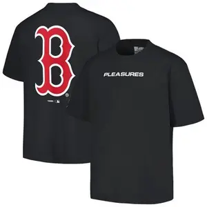 PLEASURES Boston Red Sox Ballpark T-shirt - Black