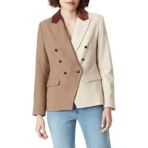Sam Edelman Imogen Colorblock Herringbone Blazer