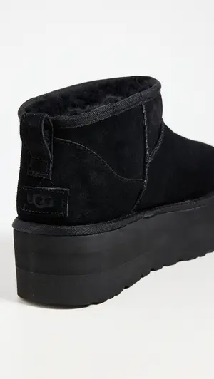 UGG Classic Ultra Mini Platform Boots - Black