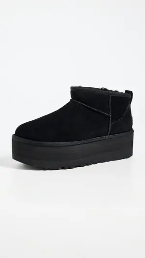 UGG Classic Ultra Mini Platform Boots - Black