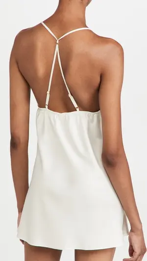Flora Nikrooz Kylie Charmeuse Chemise - Ivory