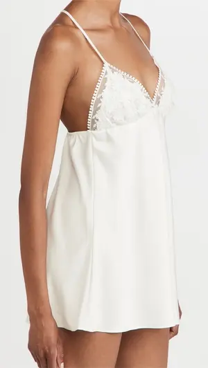 Flora Nikrooz Kylie Charmeuse Chemise - Ivory