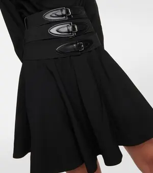 Alaïa Belted Wool Minidress