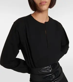 Alaïa Belted Wool Minidress