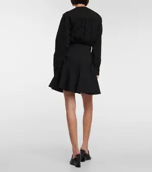 Alaïa Belted Wool Minidress