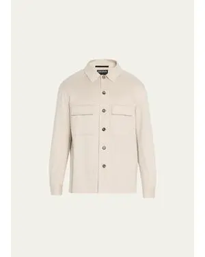 Zegna Oasi Cashmere Overshirt - White
