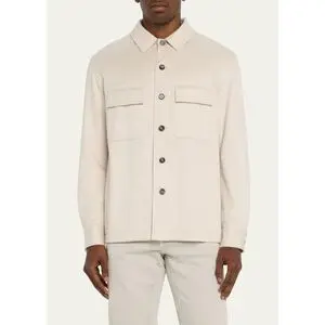 Zegna Oasi Cashmere Overshirt - White