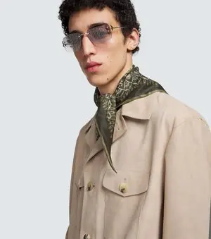 Cartier Monogram Rectangle Sunglasses