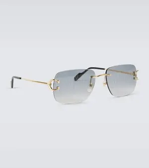 Cartier Monogram Rectangle Sunglasses