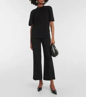 TOTEME Draped Jersey Top