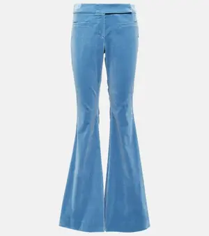 Dorothee Schumacher Velvet Flared Pants