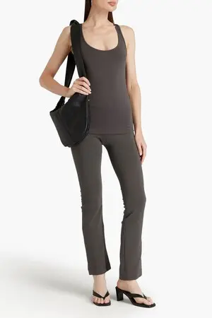 Bite Studios Tendu Stretch-cotton Jersey Tank - Dark Gray