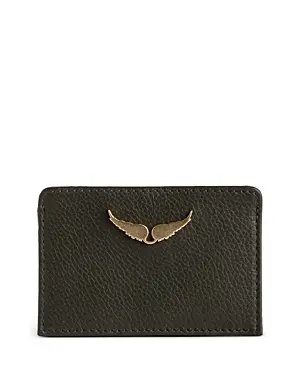 Zadig&Voltaire Pass Leather Wallet Military
