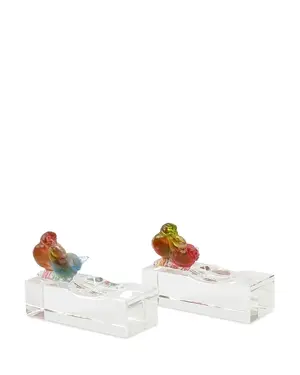 LIULI Murmurings Of Secrets Love Bird Chopstick Rests, Set Of 2