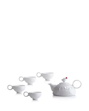 LIULI Autumn Mountain 5 Piece Tea Set