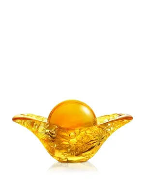 LIULI Golden Fruit Bowl & Sphere
