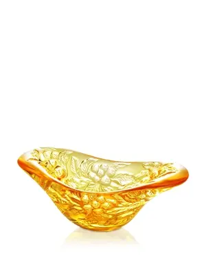 LIULI Golden Fruit Bowl & Sphere