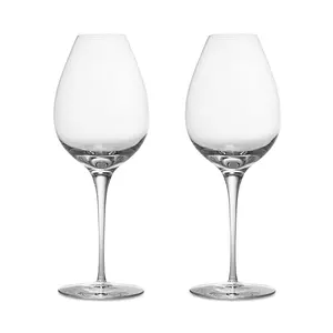 ORREFORS Difference Primeur Wine Glass, Set Of 2 - Clear