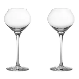 ORREFORS Difference Sweet Wine Glass, Set Of 2 - Clear