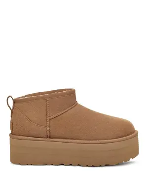 UGG Classic Ultra Mini Platform Boots - Chestnut