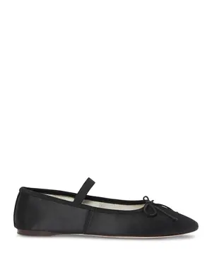 LOEFFLER RANDALL Leonie Ankle Strap Flats - Black