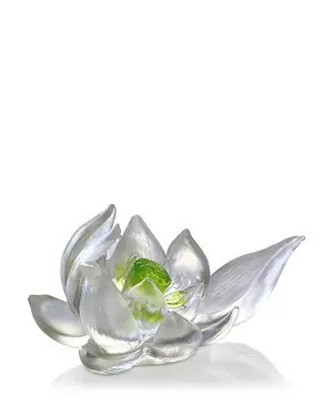 LIULI Tranquil Heart Lotus Flower - Clear/green