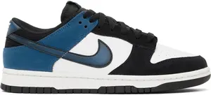 Nike Nike Black & Blue Dunk Low Retro Sneakers - Summit White/industr