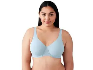 Wacoal Shape Revelation For Pendulous Breasts Underwire 855387 Women's Bra Praline Blue