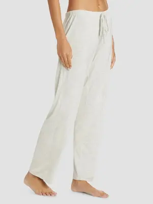 Natori Feathers Elets 2-piece Jersey Crop Lounge Set - Pebblestone
