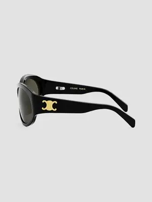 Celine Triomphe 62mm Oval Sunglasses